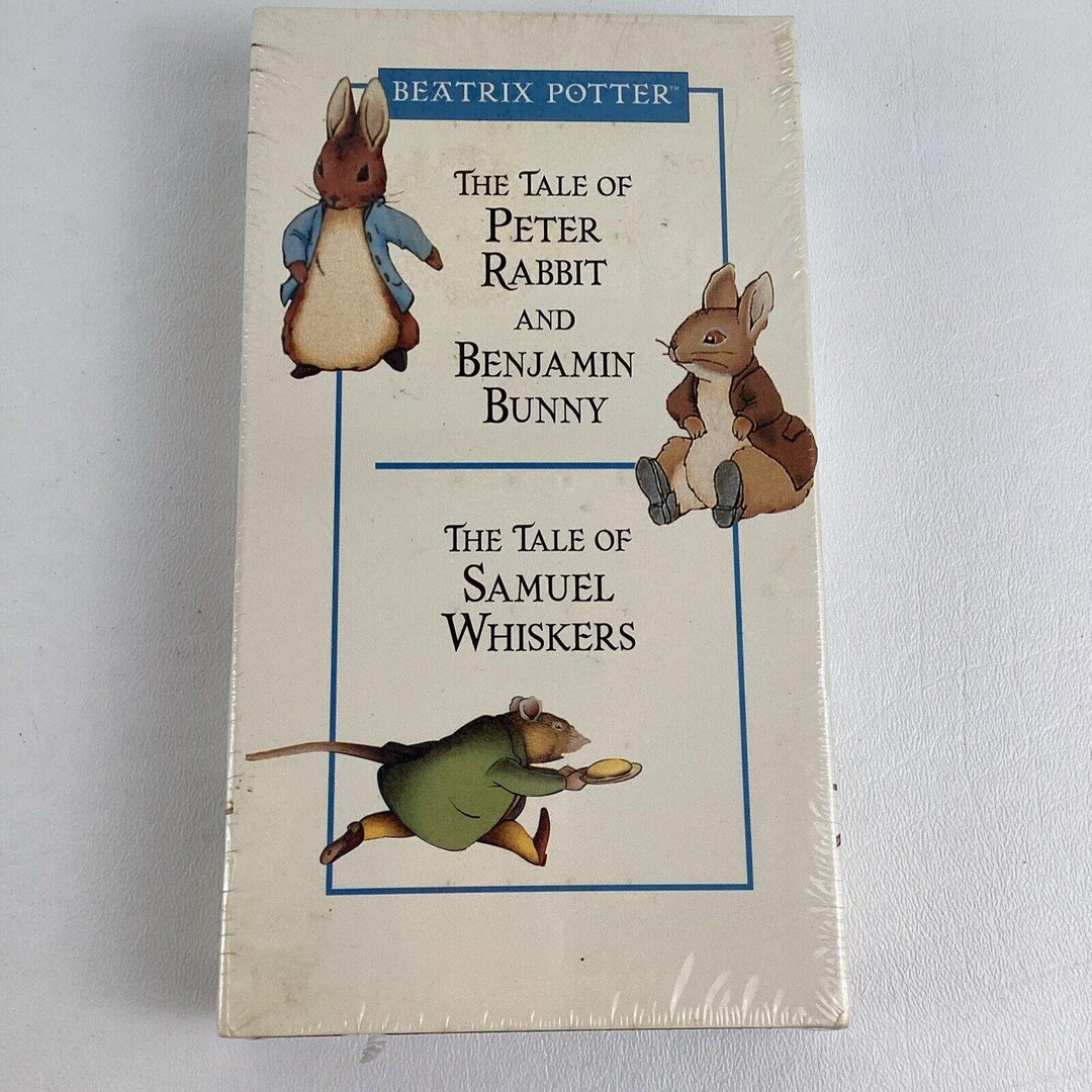Beatrix Potter VHS Tape Tale of Peter Rabbit Tale of Samuel Whiskers ...