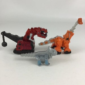 Dinotrux Metallic Ty-rux Skya Ace Dinosaur Truck Diecast Figure Lot ...