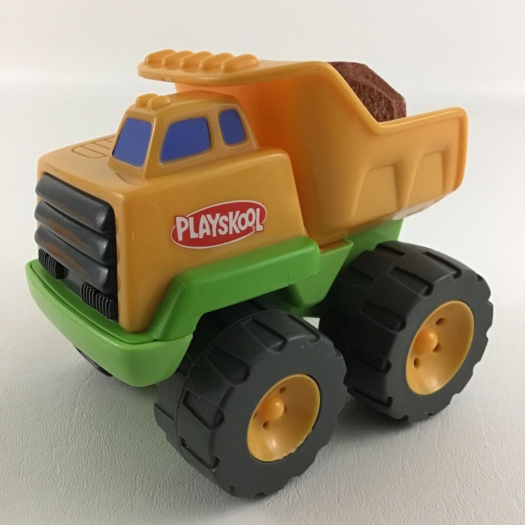 Playskool Play Favorites Rumblin' Dump Truck Push Along Vehicle Boulder ...