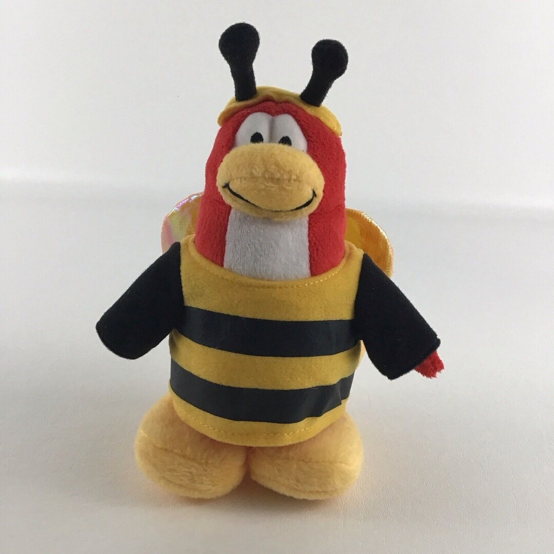 Disney Club Penguin Series Bumblebee 7 Plush Stuffed Animal Toy Limited ...