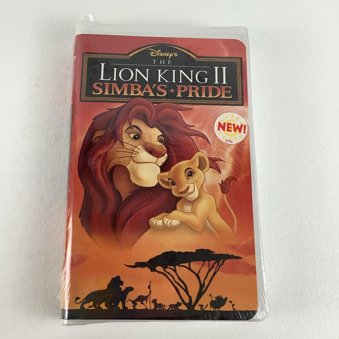 Disney the Lion King II Simba's Pride Timon Pumbaa VHS Tape Vintage New ...
