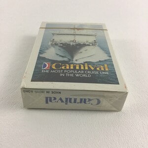 Carnival Cruise Lines Collectible Playing Cards Deck Ship New Sealed ...