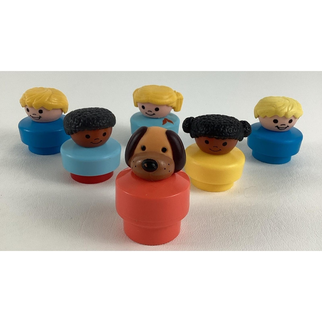 Fisher Price Chunky Little People Mini Figure Lot Vintage 1990 Girl ...