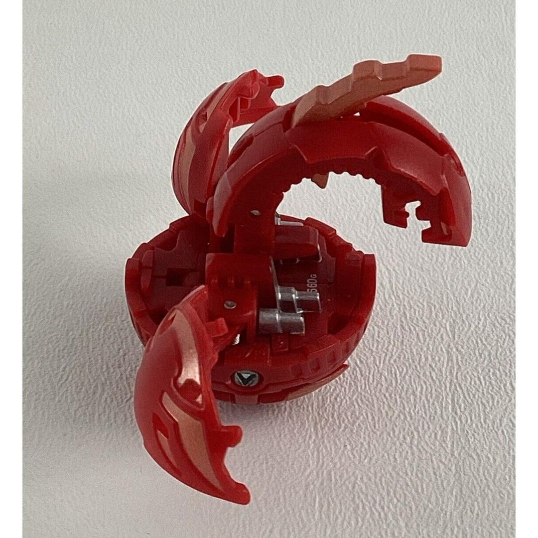 Bakugan Battle Brawlers Red Pyrus Naga 660g Action Figure Game Toy Spin ...