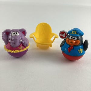Playskool Weebles Roly Poly Figures Ballet Elephant Penguin Vintage ...