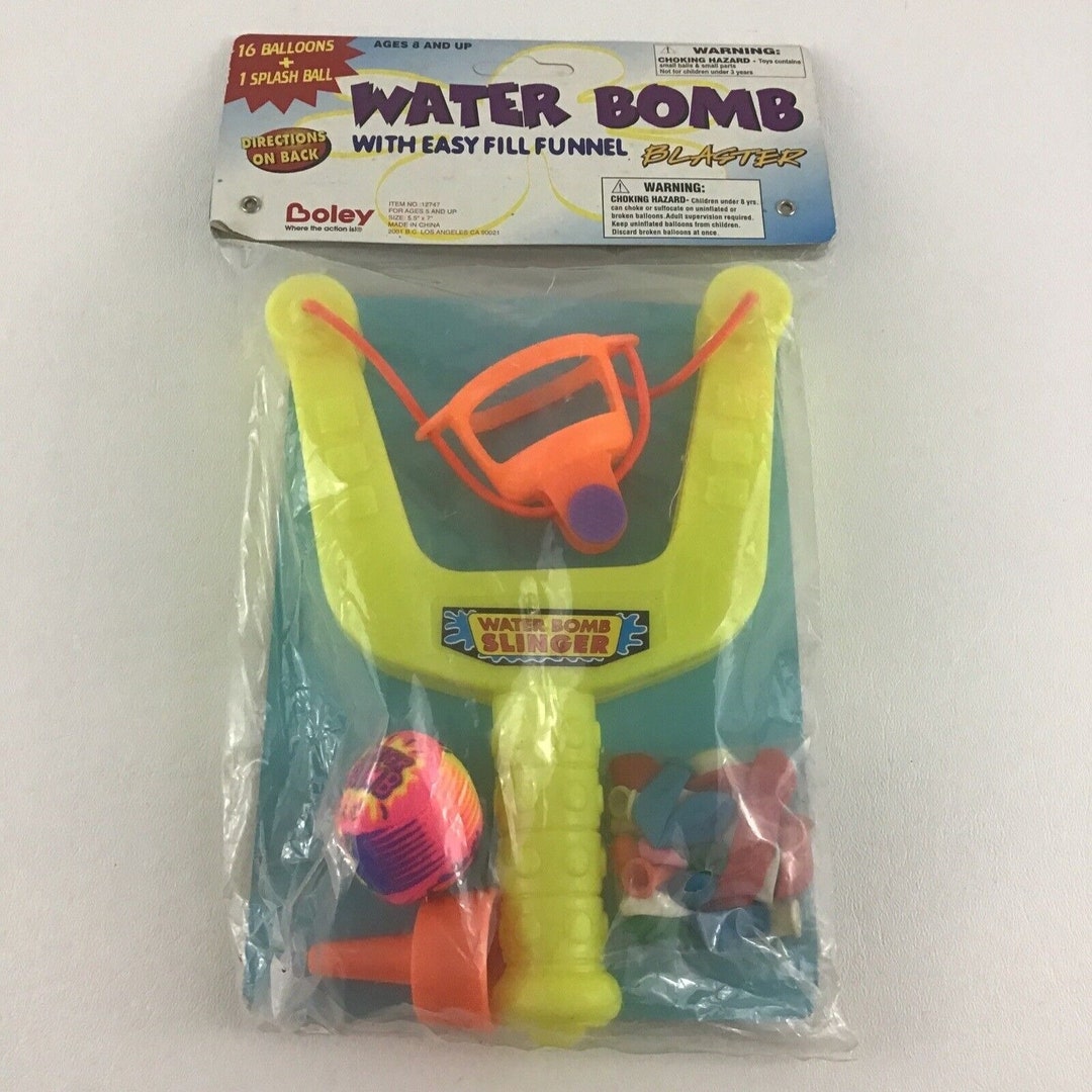 Water Bomb Blaster Slinger Splash Ball Balloons Vintage 90s New ...