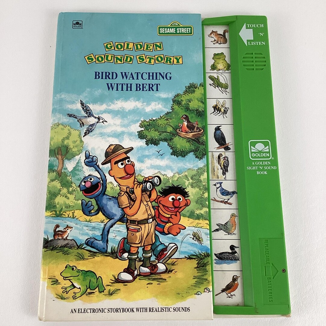 Sesame Street Golden Sound Story Bird Watching With Bert Golden Sight ...
