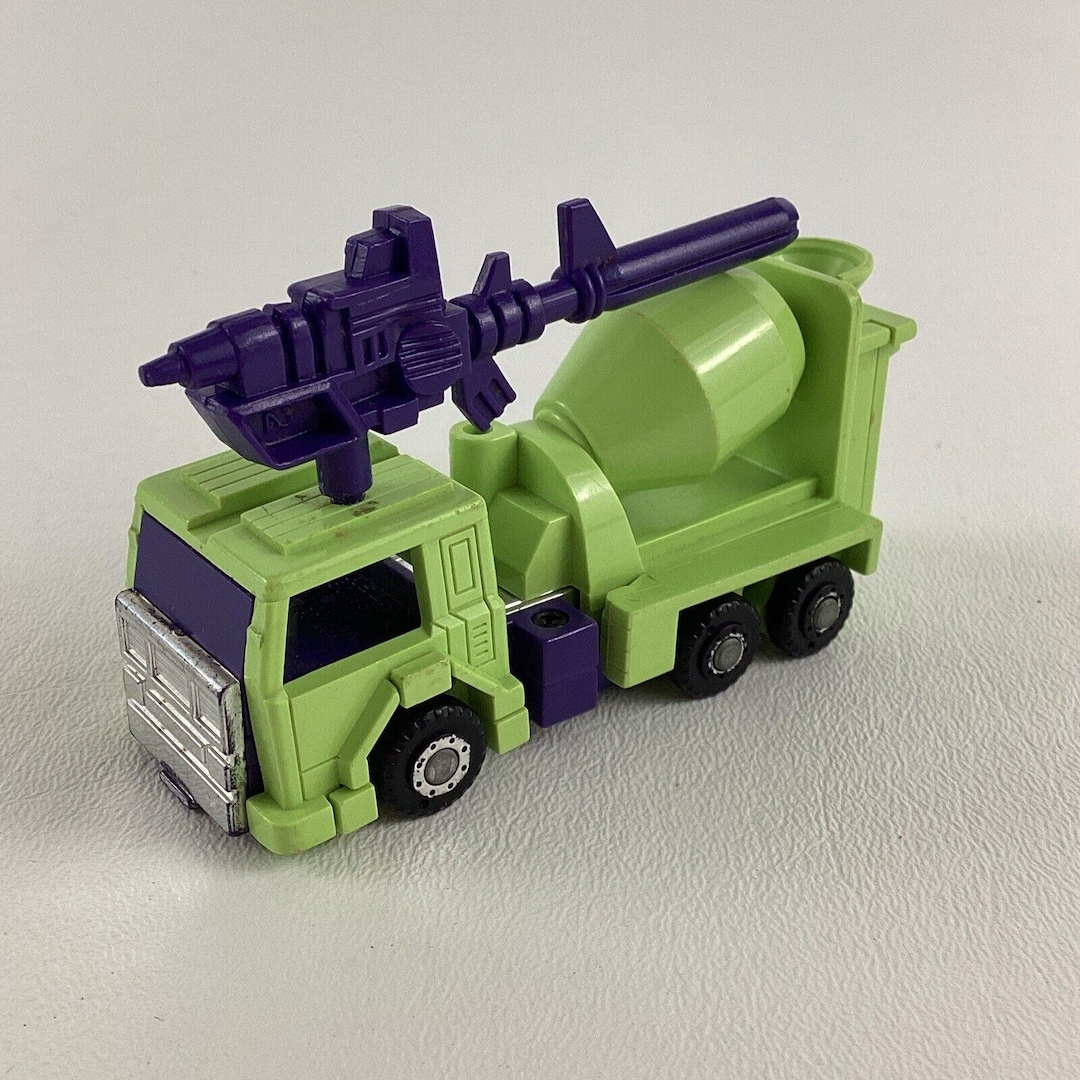 Transformers G1 Construction Devastator Figure Accessory Mixmaster ...