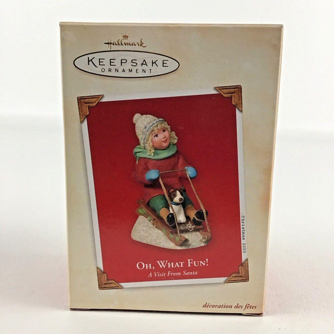 Hallmark Keepsake Christmas Ornament Oh What Fun A Visit From Santa ...