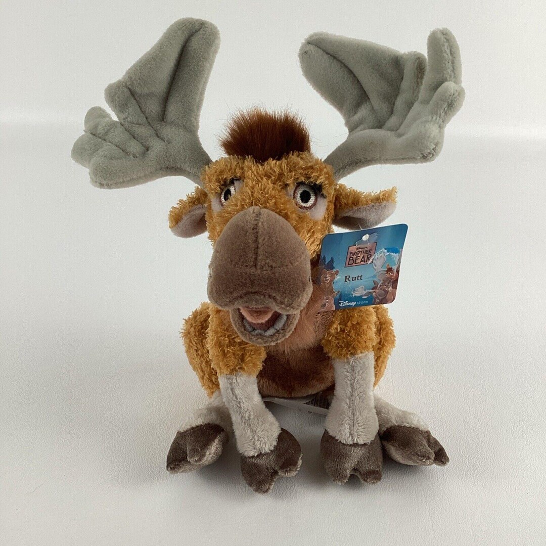 Disney Store Brother Bear Rutt Moose 6" Plush Mini Stuffed Animal Toy ...