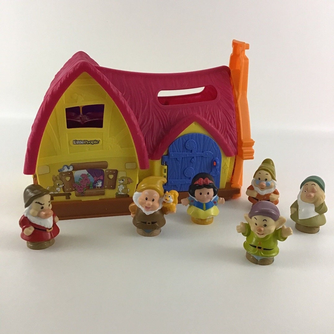 Fisher Price Little People Disney Princess Snow White Cottage Playset ...