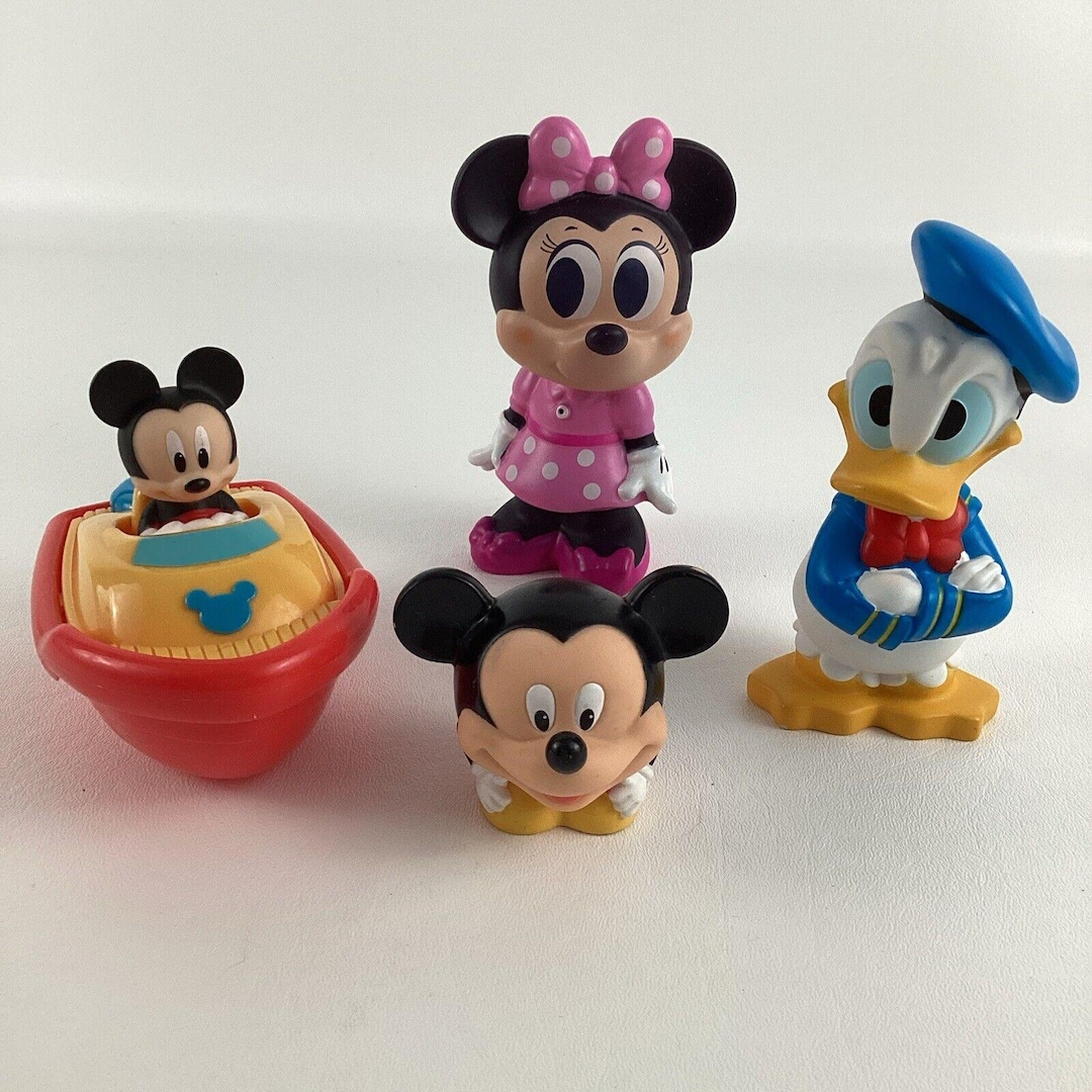 Disney Mickey Mouse & Friends Water Pool Bath Toy Lot Donald Duck ...