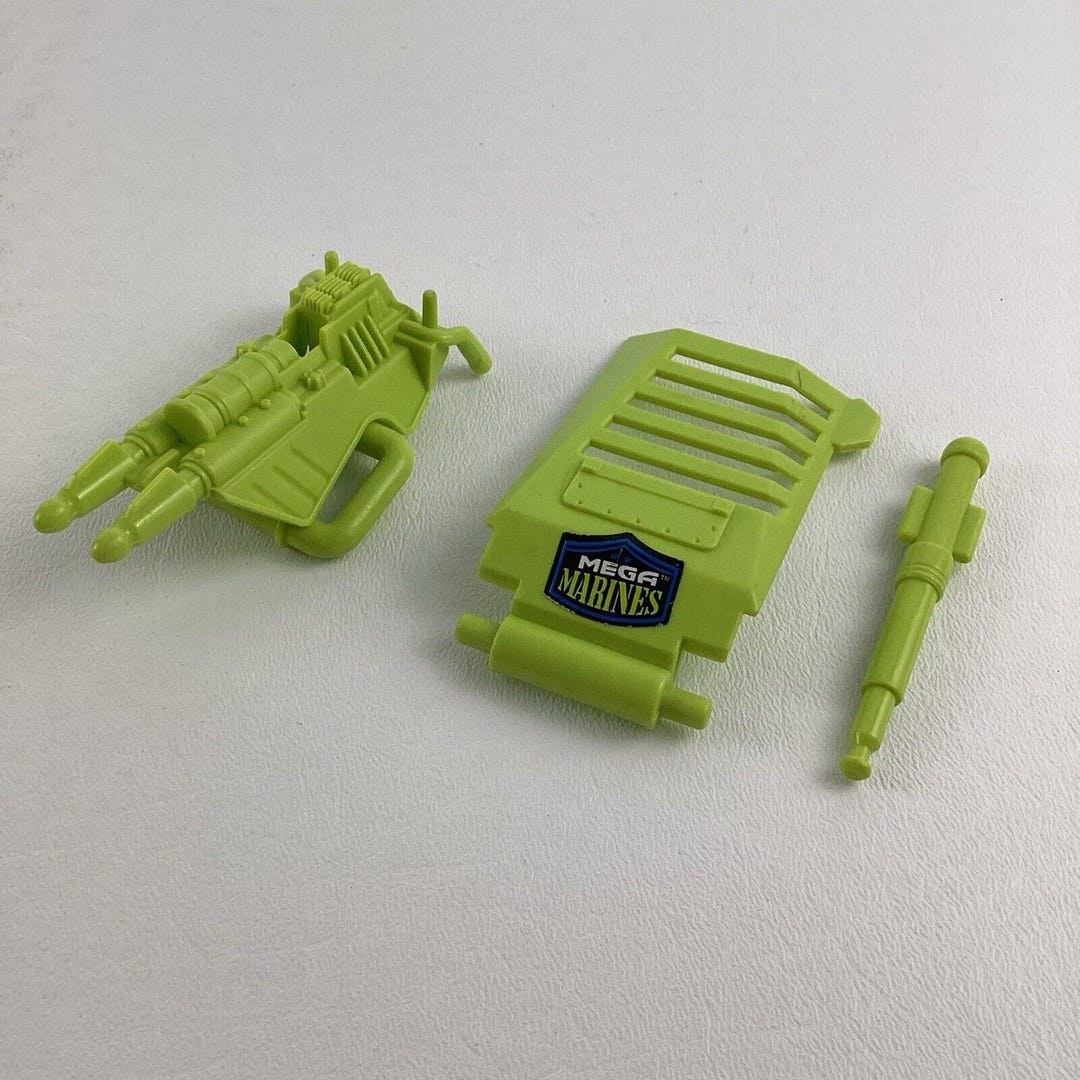 GI Joe Monster Blaster Replacement Parts Missile Gun Green Vintage ...