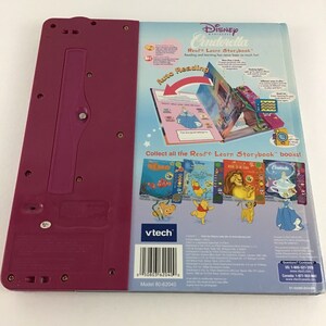 Vtech Disney Princess Electronic Talking Book Cinderella Interactive ...