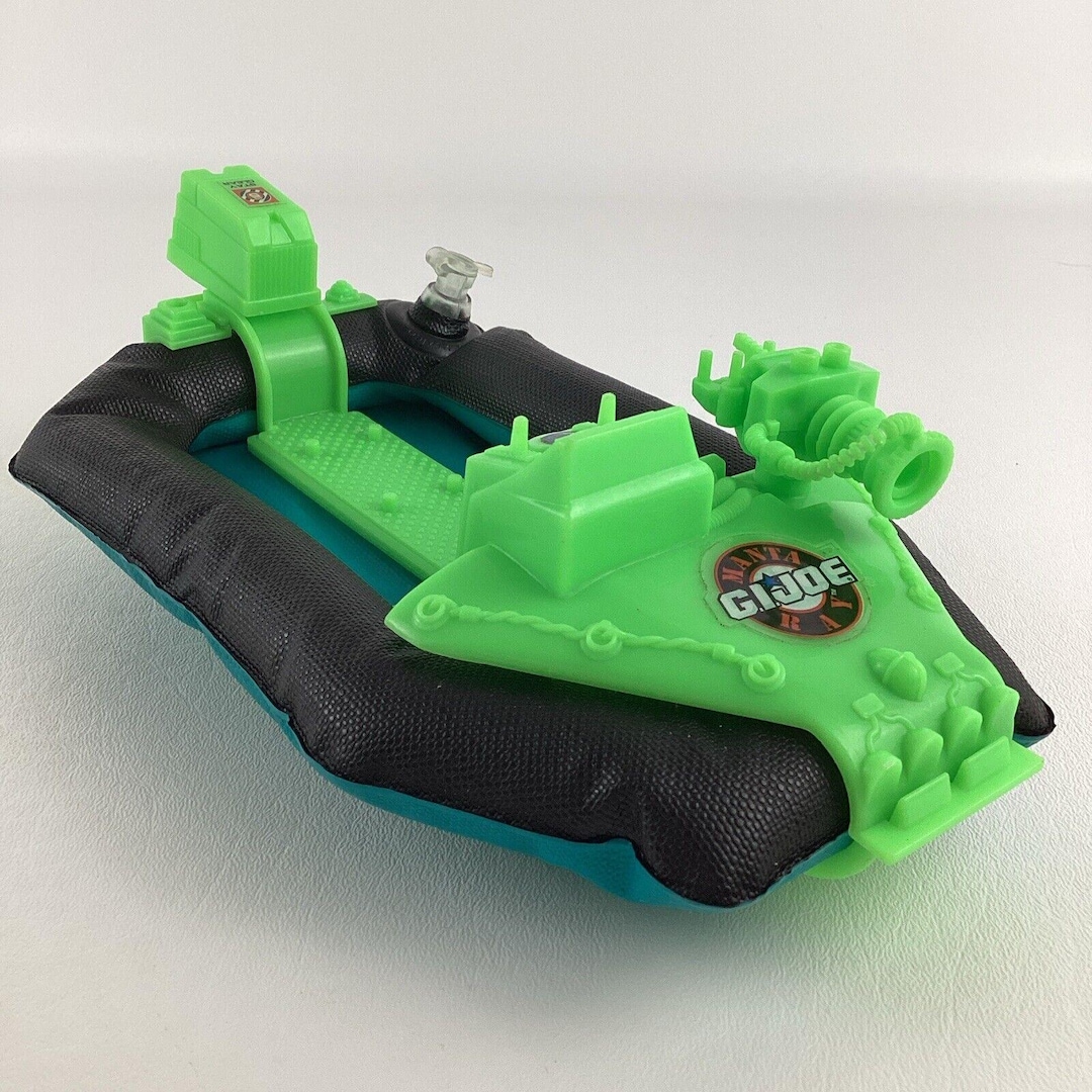 GI Joe Manta Ray Inflatable Boat Sea Vehicle Green Vessel Vintage ...
