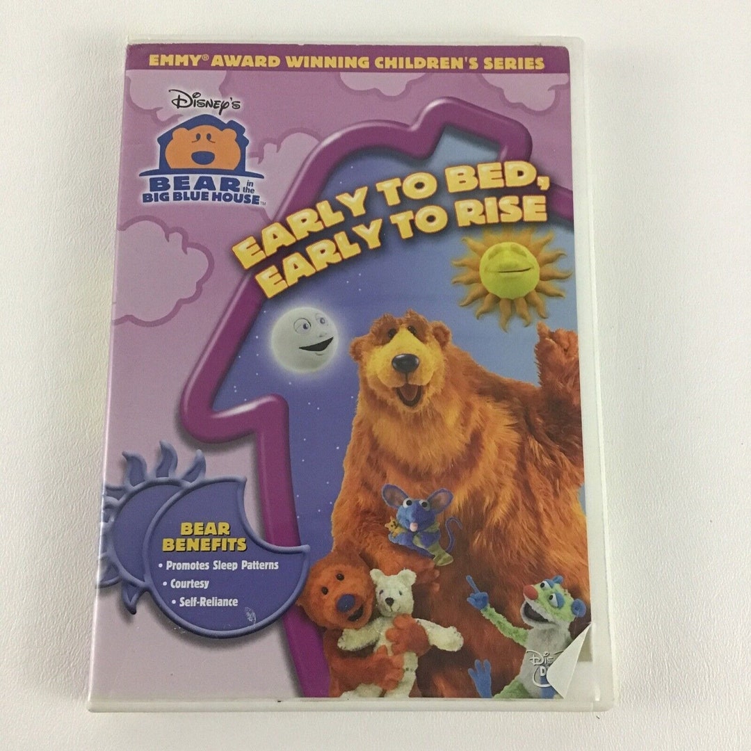 Disney Bear in the Big Blue House DVD Early to Bed Early to - Etsy
