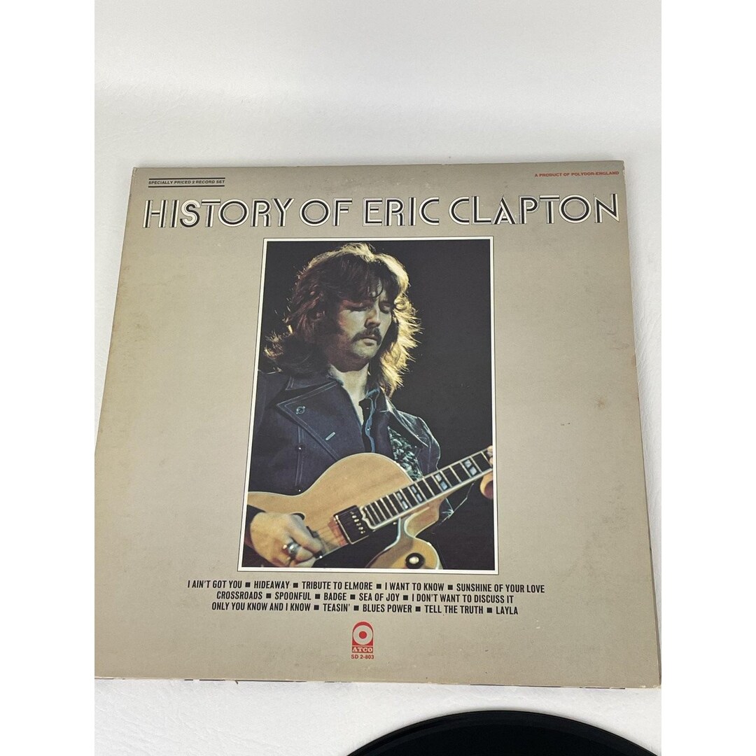 Eric Clapton - History of Eric Clapton 2xlp Record 1972 Gatefold ATCO ...