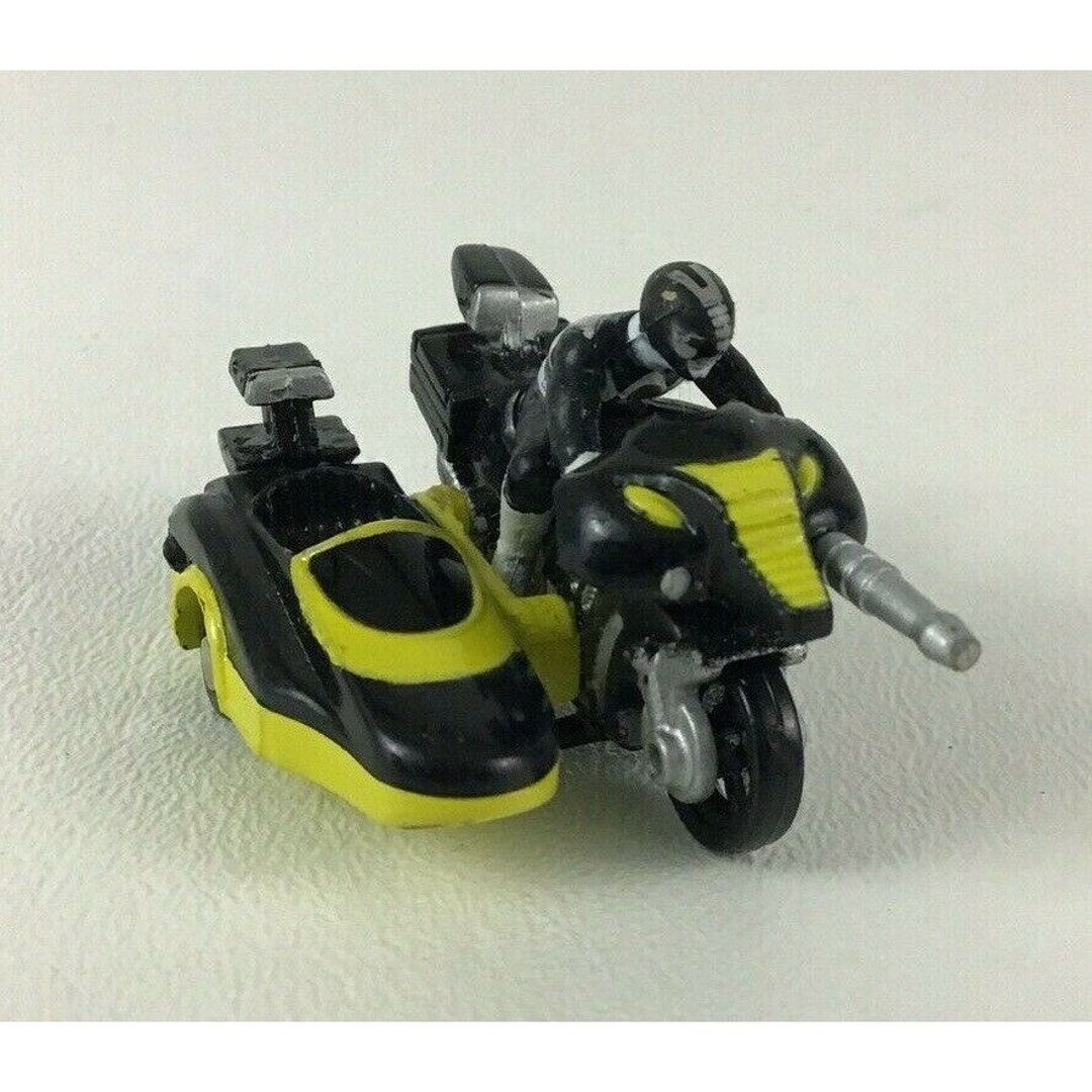 Micro Machines Mini Black Power Rangers Triceratops Battle Bike Action ...