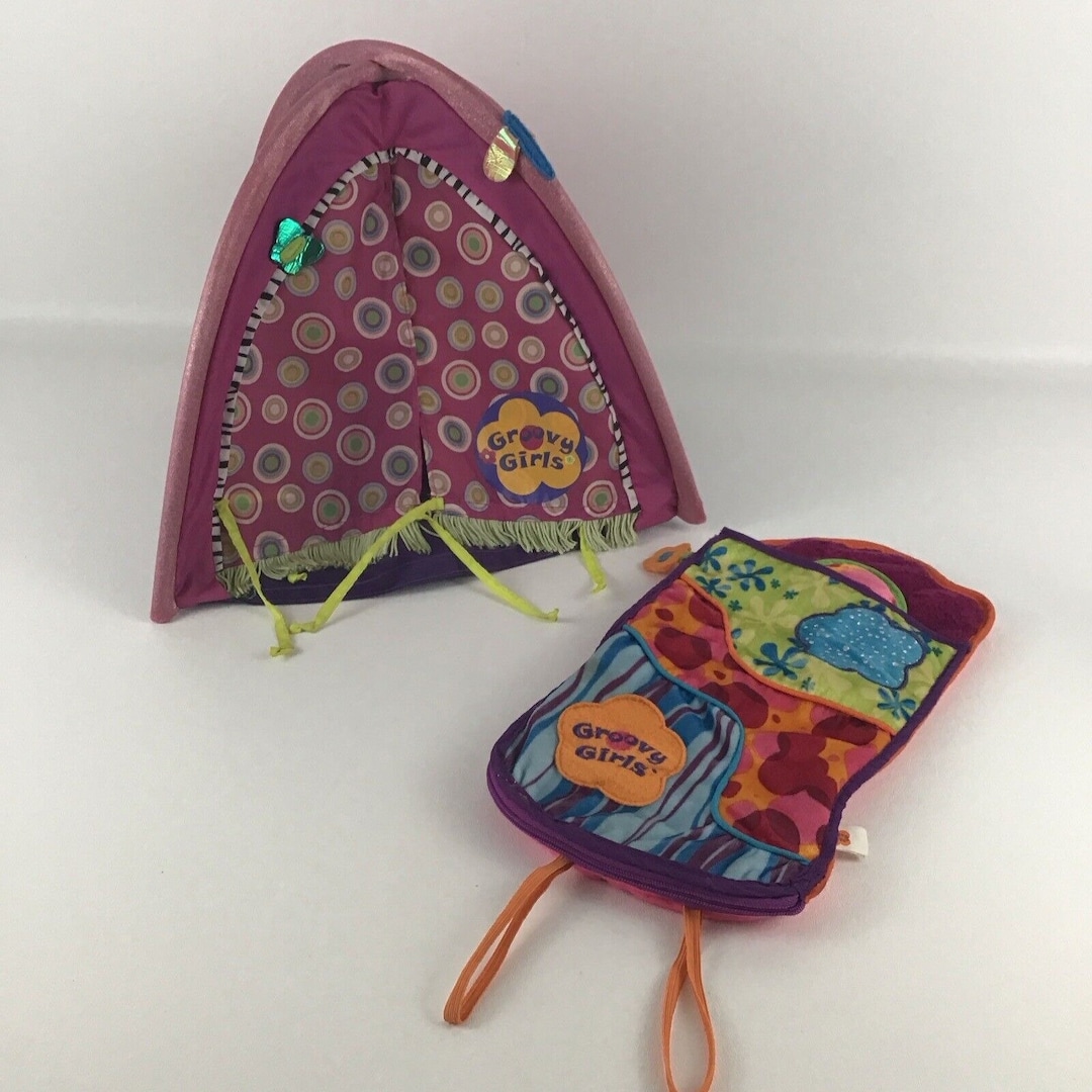 Groovy Girls Camp Out Glamping Tent Sleeping Bag Vintage 2002 Manhattan ...