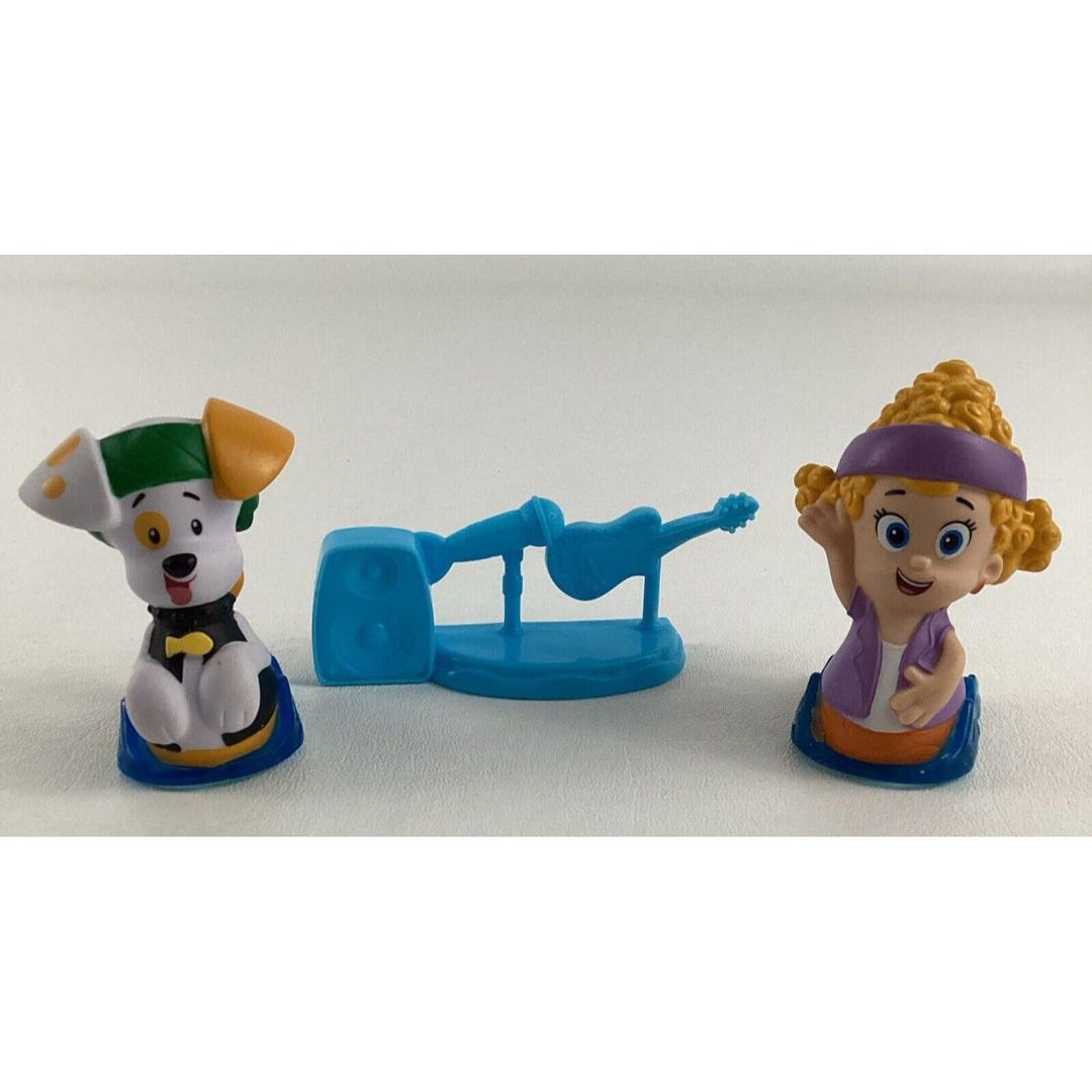 Nickelodeon Bubble Guppies Roll N Go Sliders Toy Figures Deema Guppy ...