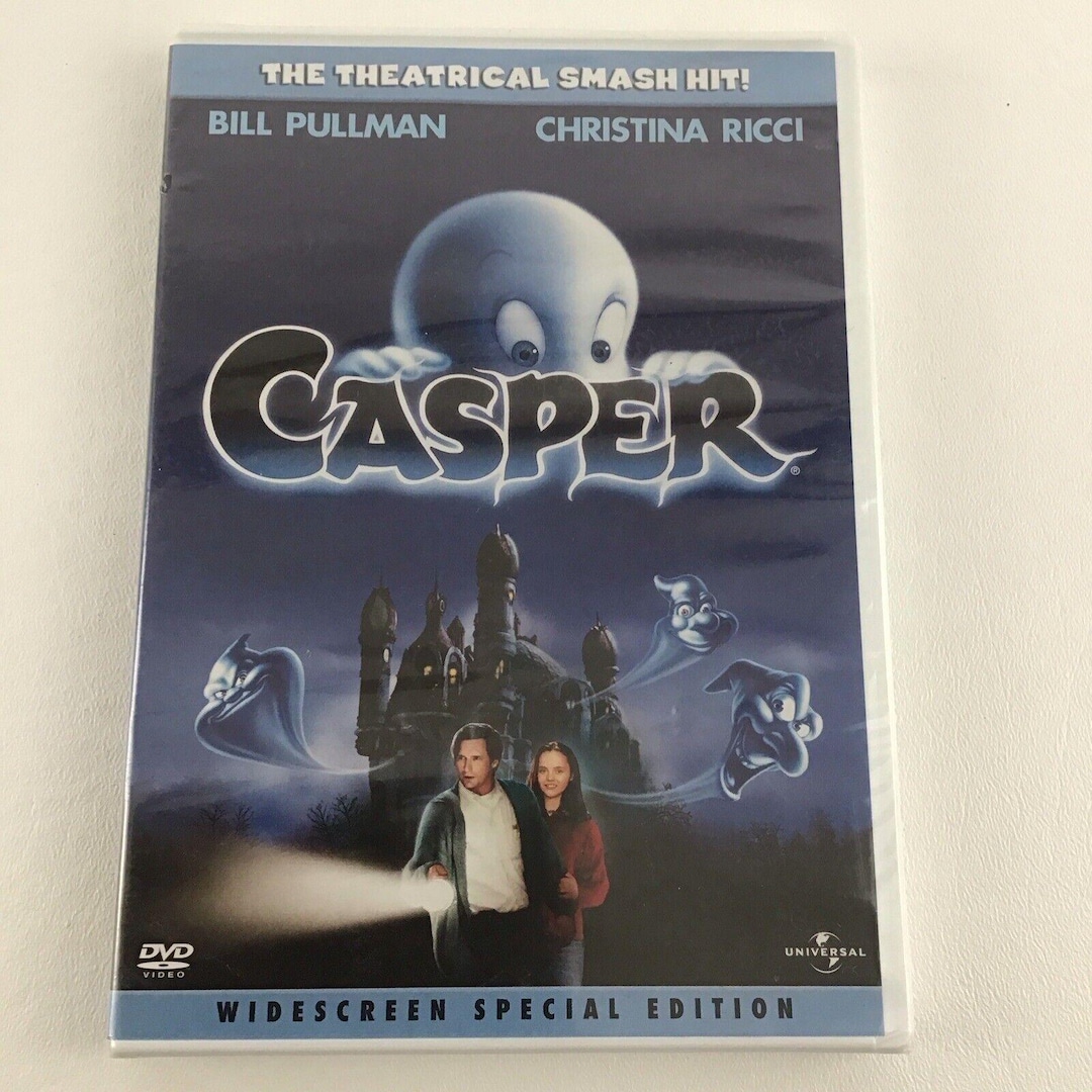Casper Movie DVD Friendly Ghost Special Fun Features Pullman Ricci New 2003 - Etsy
