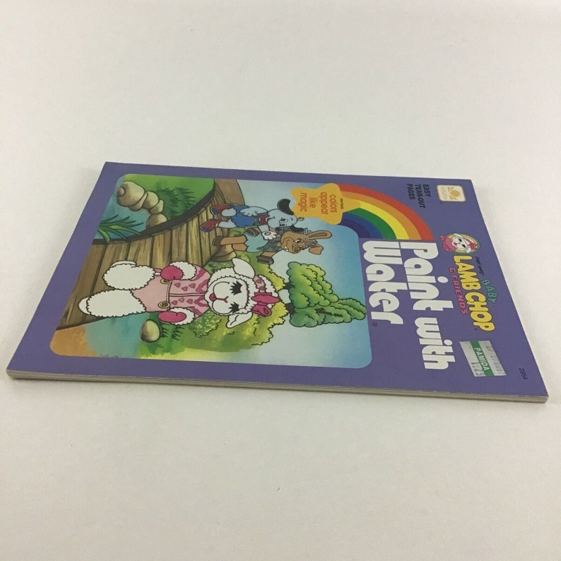 Shari Lewis Lamb Chop & Friends Paint With Water Activity Book Vintage ...