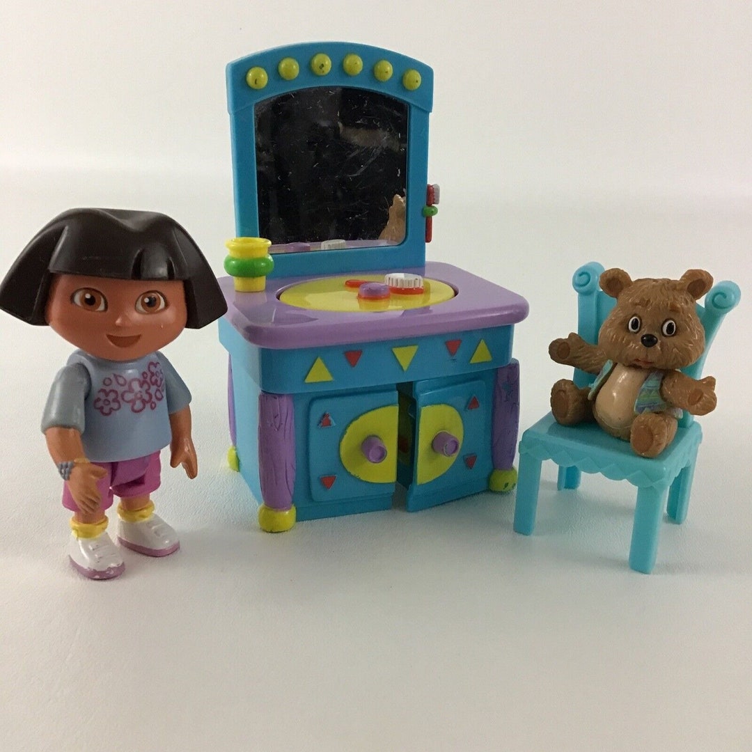 Dora Explorer Talking House Furniture Figure Transforming Sink Vanity ...