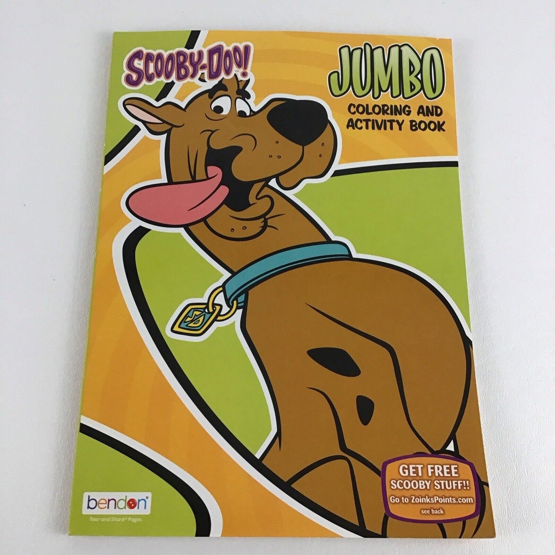 Scooby Doo Coloring Activity Book Mazes Puzzles Hanna Barbera Shaggy ...