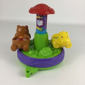 Vtech Go Go Smart Friends Spin Around Sounds Carnival Ride Carousel ...
