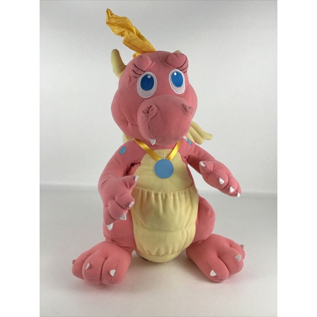 Playskool Dragon Tales Cassie Dragon Jumbo 16 Plush Stuffed Animal Toy ...