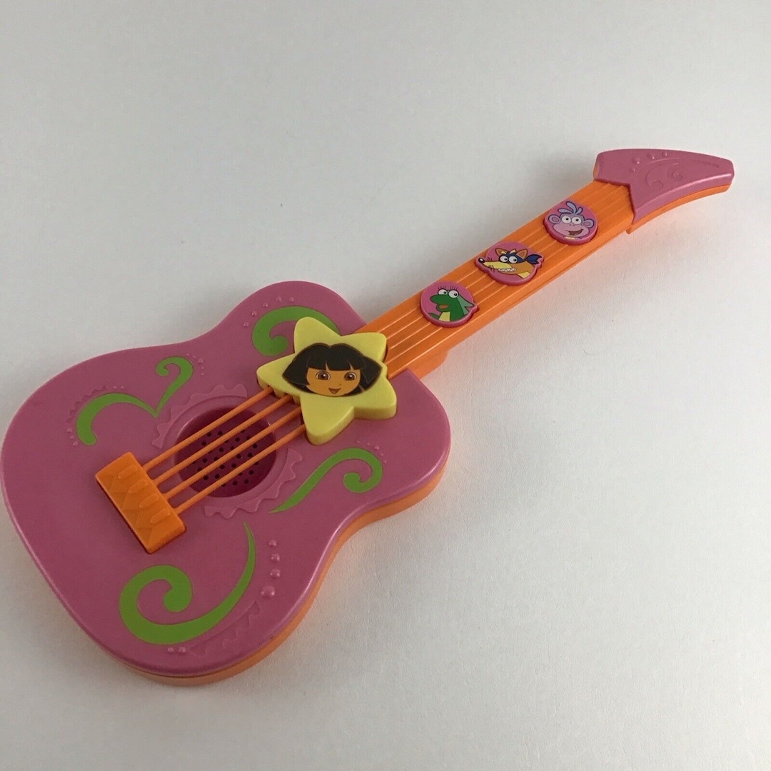 Fisher Price Dora the Explorer Strum Along Tunes Guitar Musical ...
