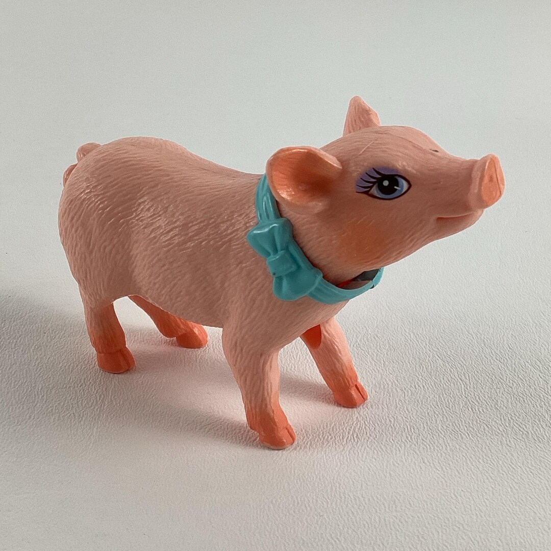 Barbie Riding Club Stable Friends Mommy Pig Magic Food Eater Vintage ...