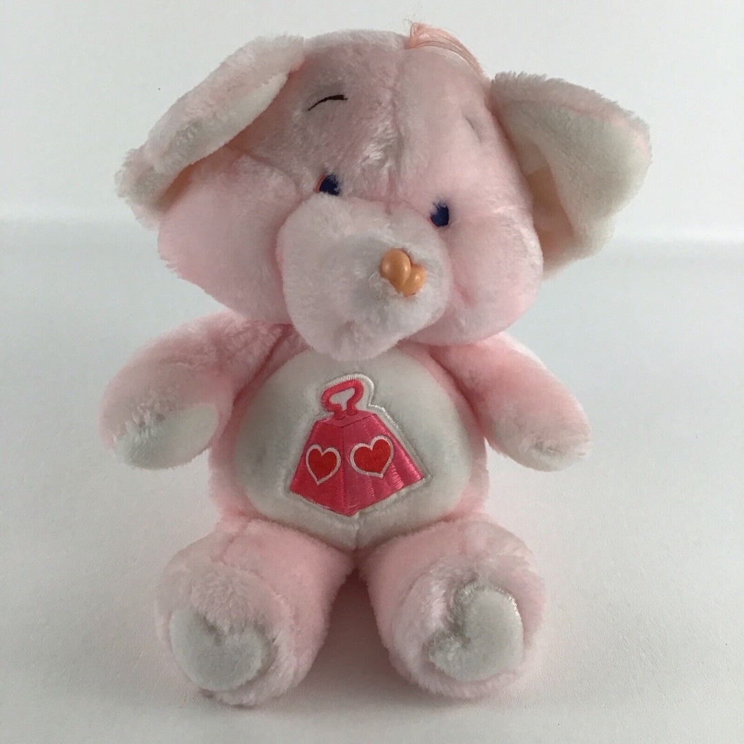 Care Bears Cousins Lotsa Heart Elephant 13" Plush Stuffed 1984 Vintage ...
