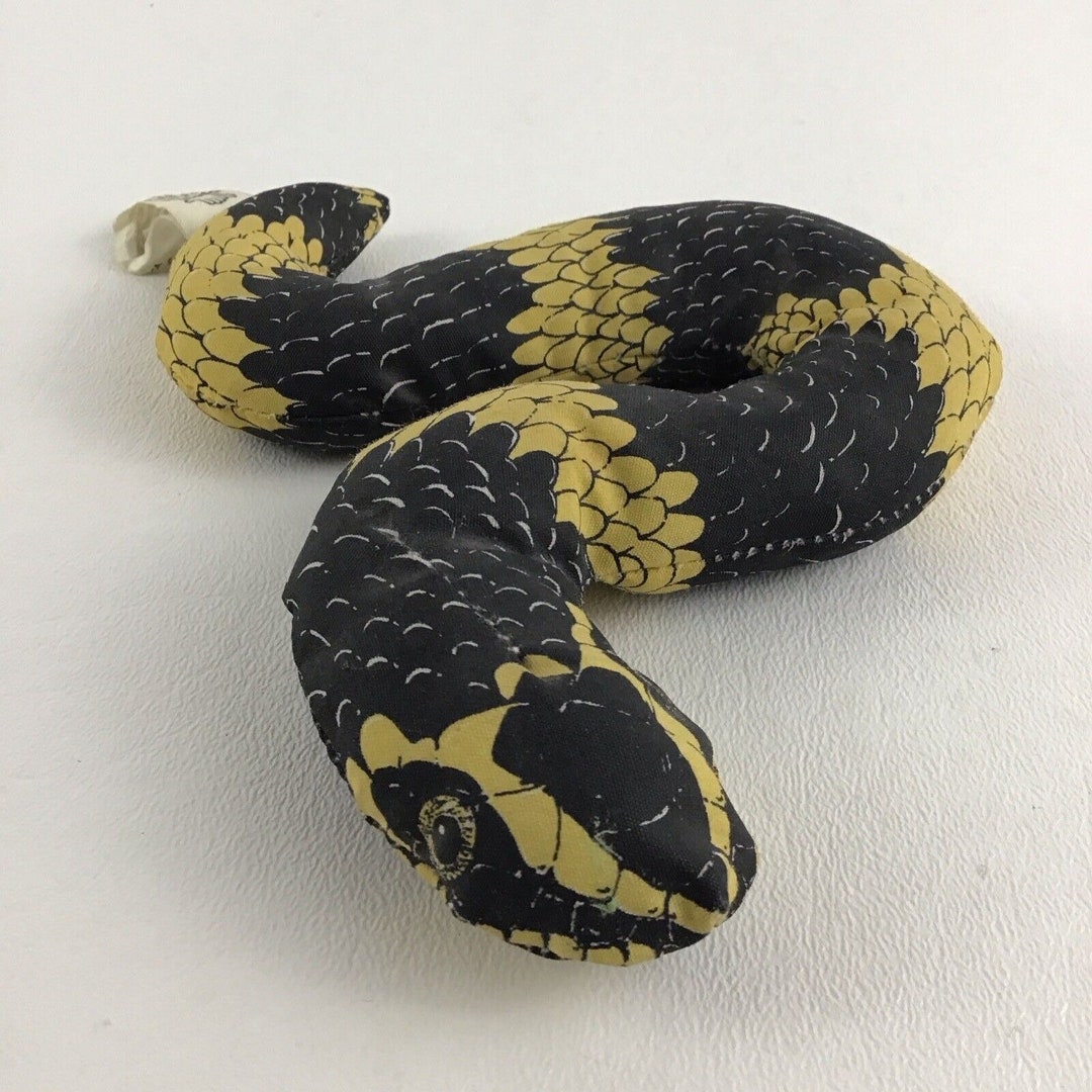 Snake Plush Bean Bag Stuffed Animal Toy Mini Reptile Vintage Applause ...