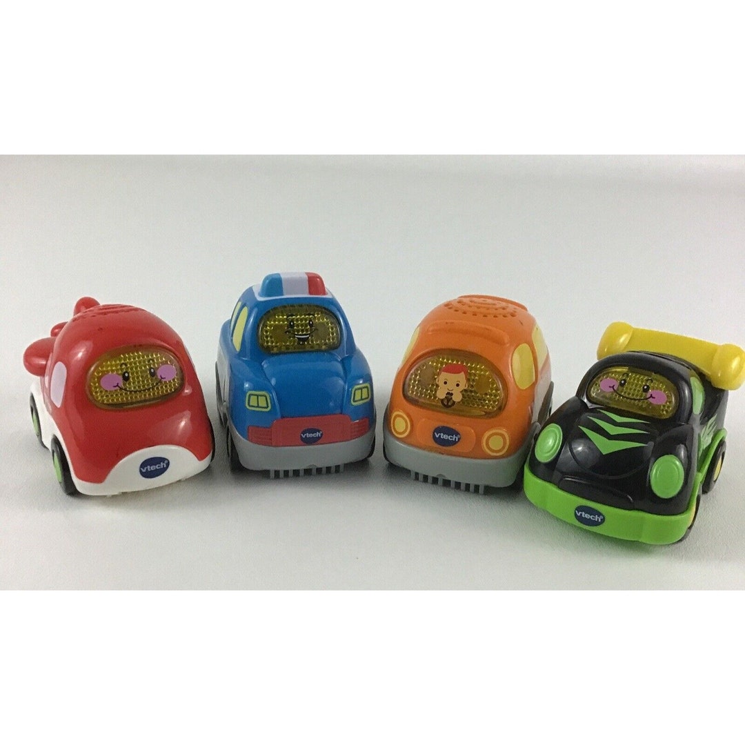 Vtech Go Go Smart Wheels Vehicles 4pc Lot Van Police Airplane Lights ...