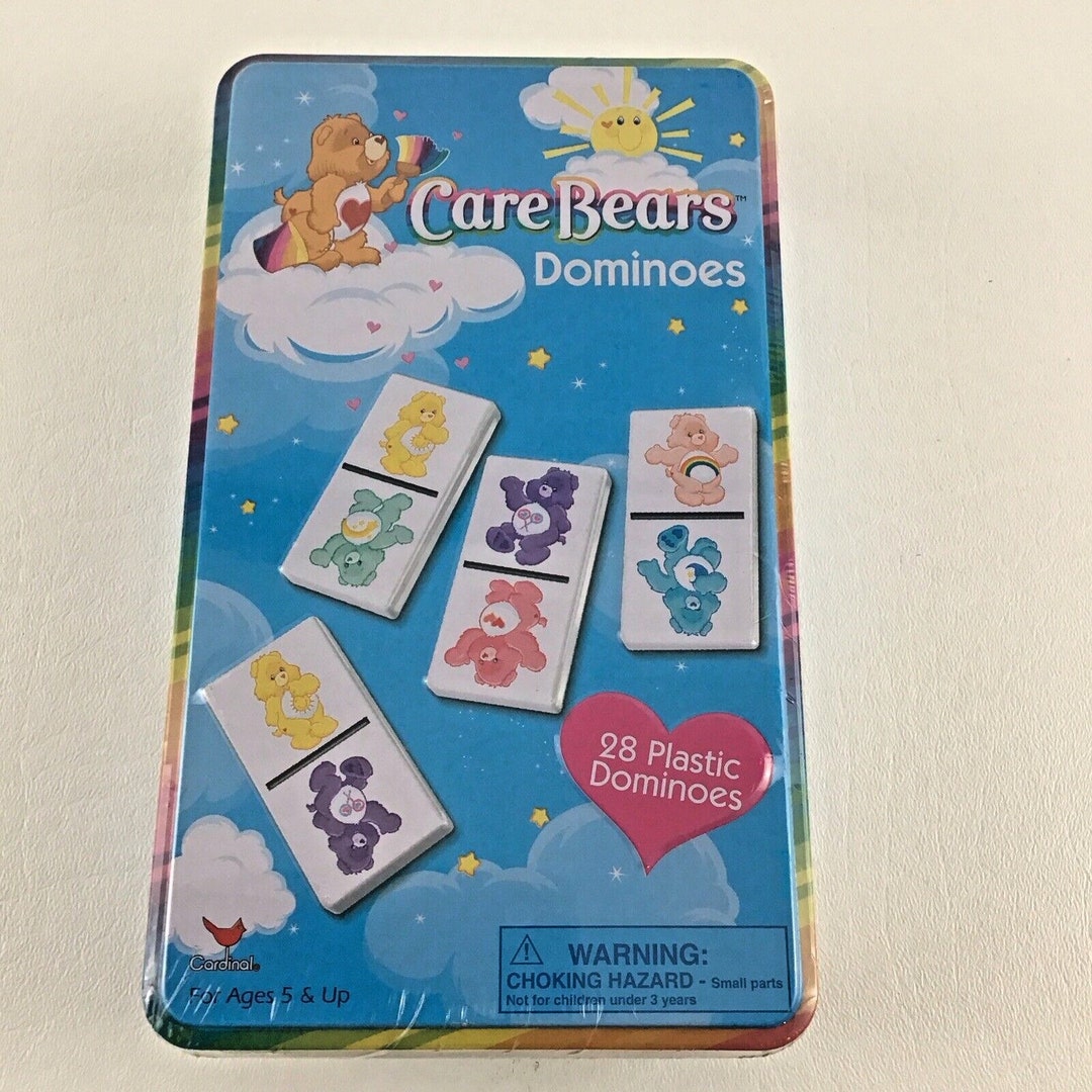 Care Bears Dominoes Game Collectible Tin Bear Match Vintage 2003 TCFC ...