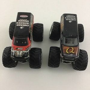 Hot Wheels Monster Jam Iron Outlaw Pair 1:64 Scale Die Cast Vehicle ...