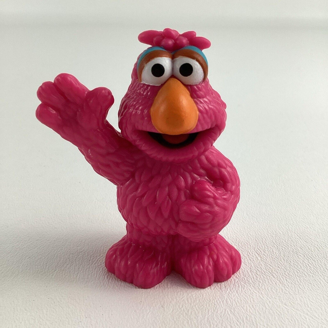 Sesame Street Workshop Muppet PVC Figure Telly Monster Hasbro Character ...