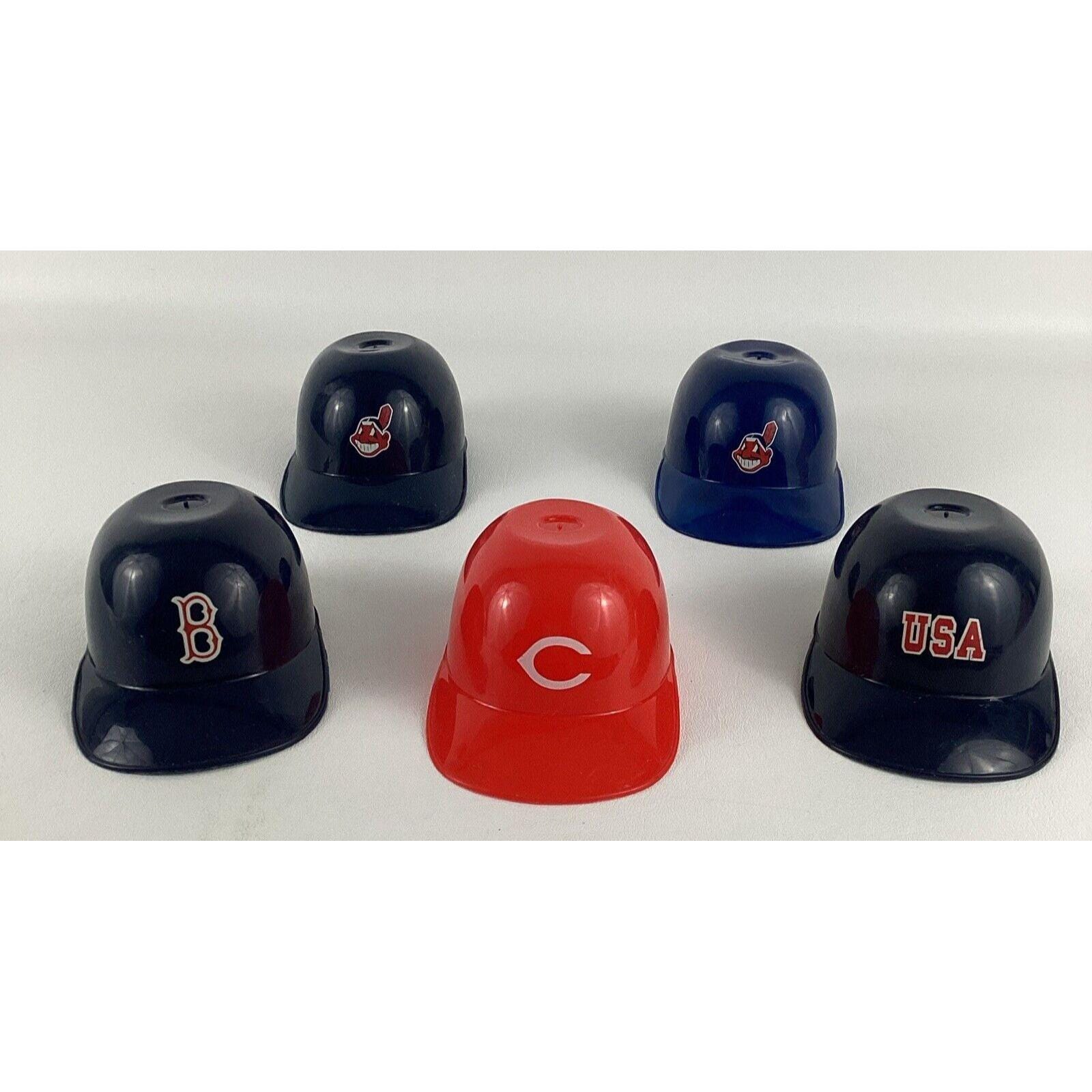 Laich Mini Batting Helmets MLB Lot Cleveland Indians Reds Boston USA ...
