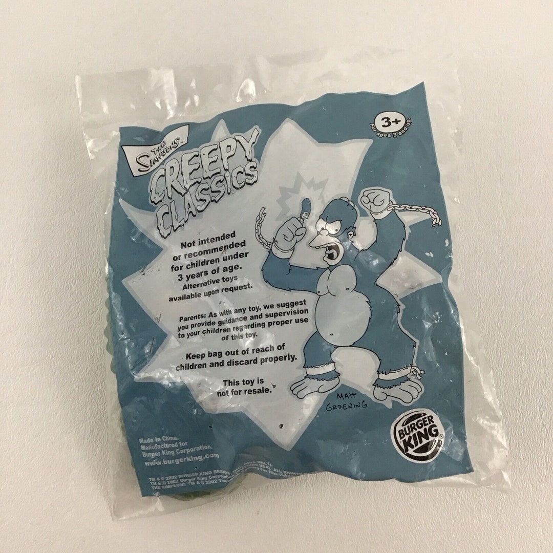 The Simpsons Burger King Kids Club Toy Creepy Classics Flanders ...