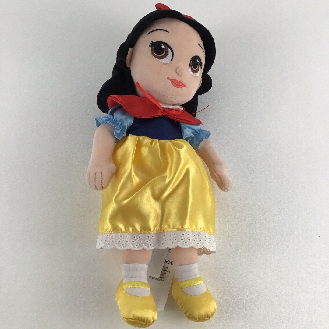 Disney Store Princess Snow White Plush Bean Bag Stuffed 13 Young Snow ...