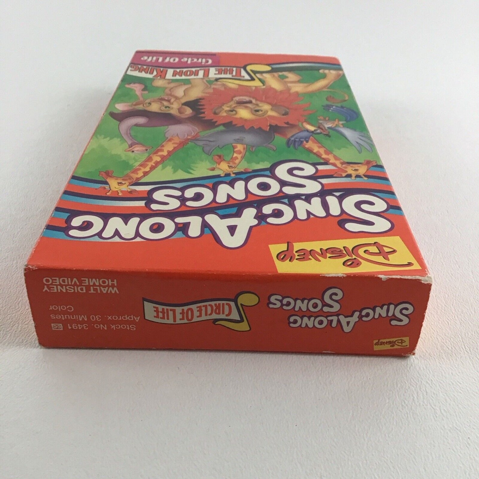 Disney Sing Along Songs VHS Tape the Lion King Circle of Life Vintage ...