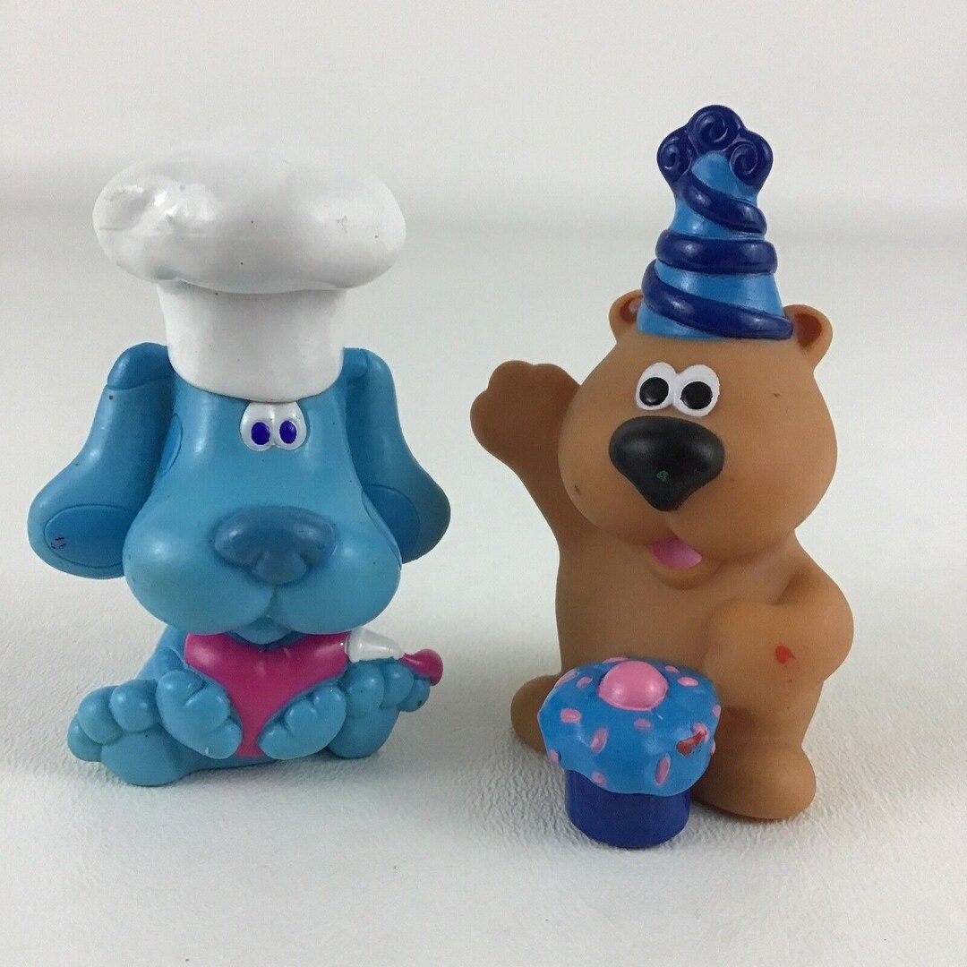 Blue's Clues Figures Decopac Toppers Happy Birthday Bear 90s Original ...