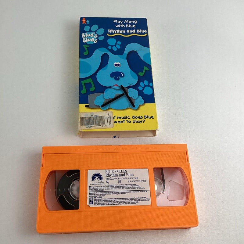 Blues Clues Vhs Tapes - Etsy