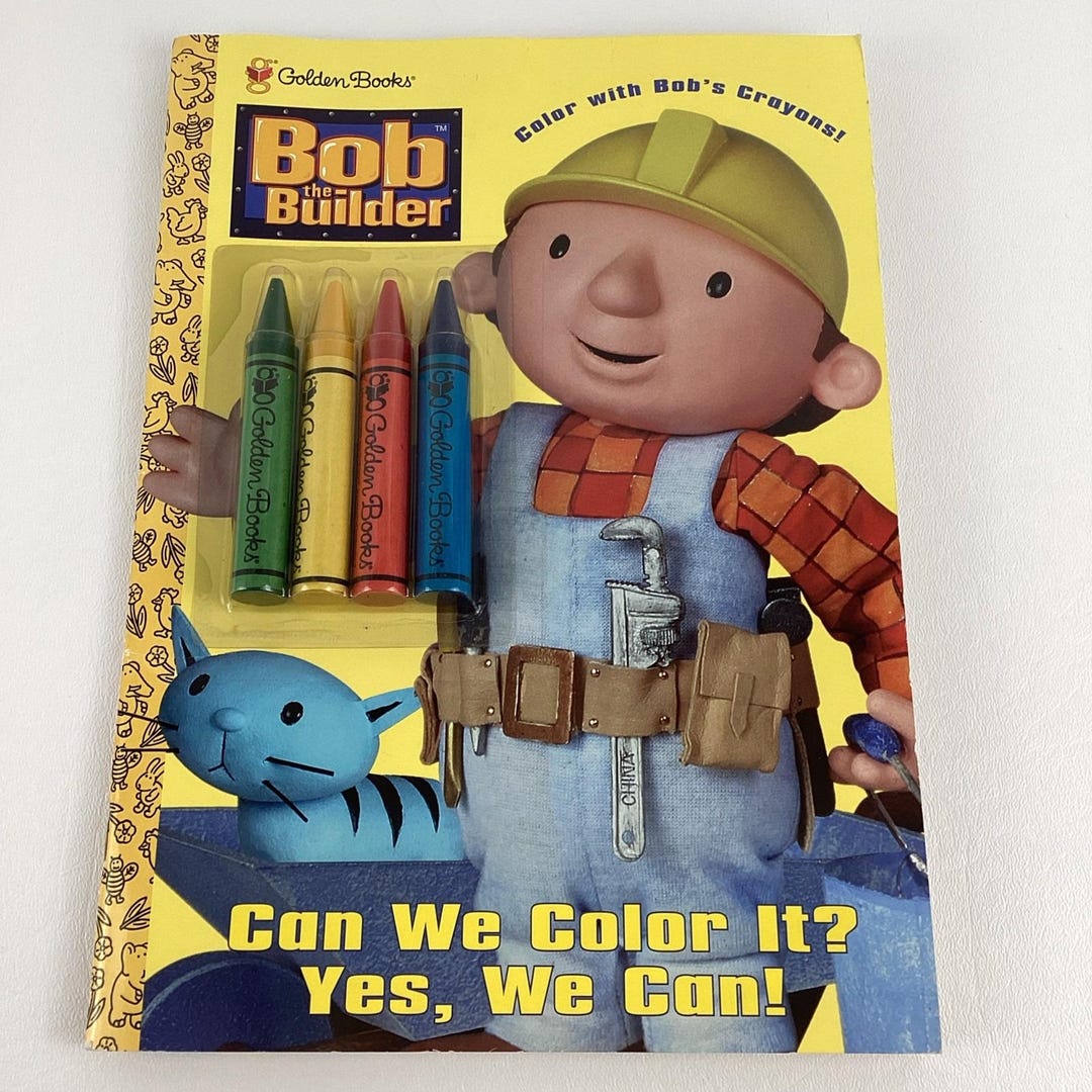 Bob the Builder Coloring Activity Book Can We Color It Yes We Can ...