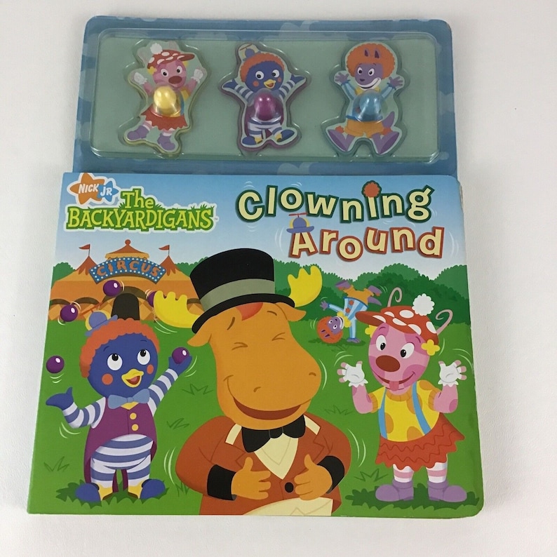 Nick Jr Backyardigans Clowning Around Board Book Pablo Uniqua - Etsy