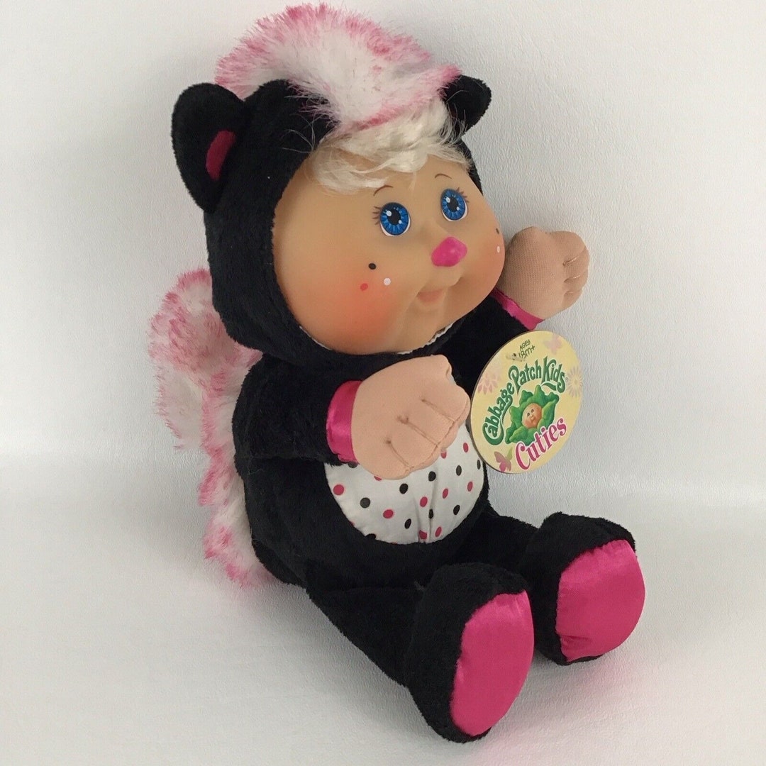 Cabbage Patch Kids Cuties Wildlife Punk Skunk 10 Doll Jakks Toy With ...