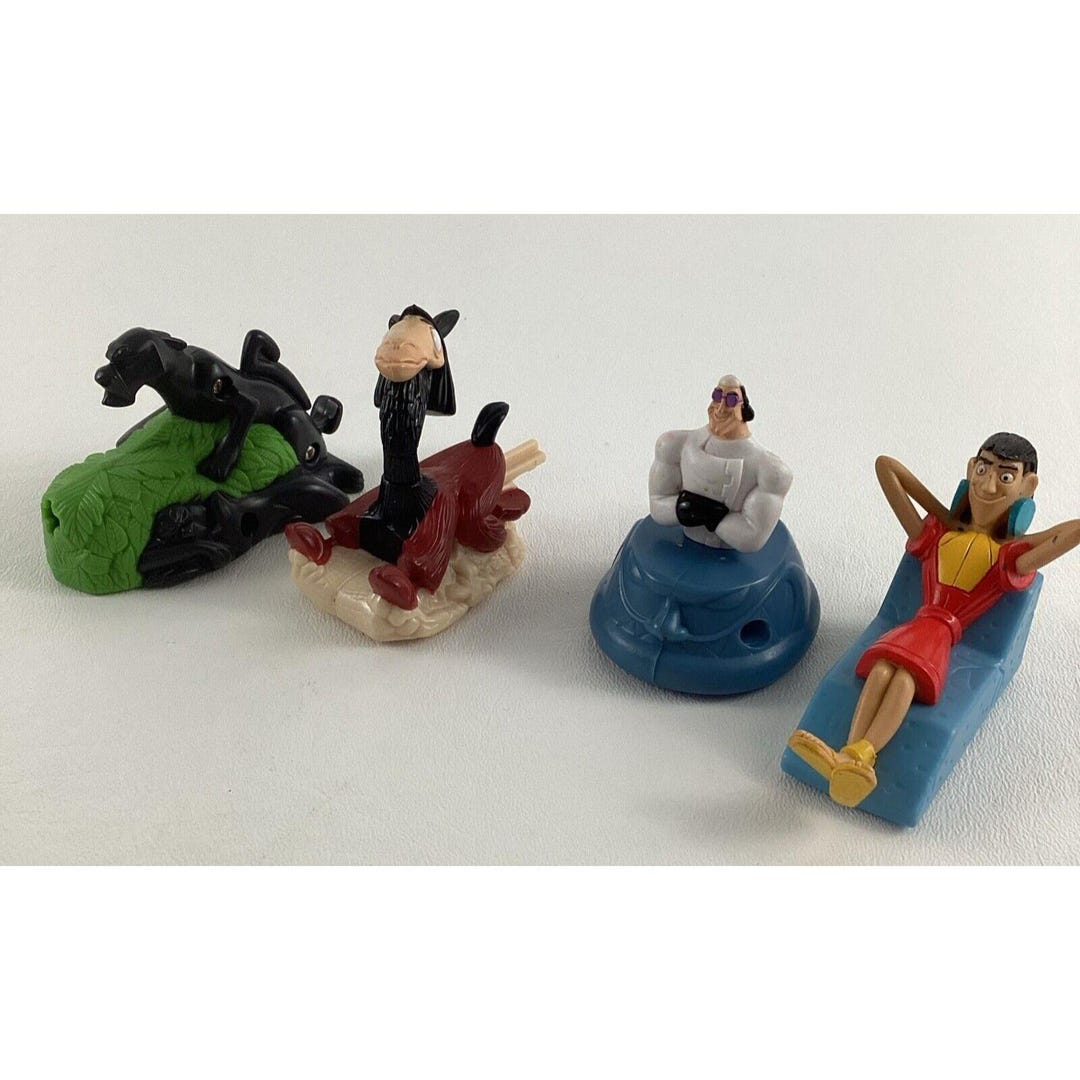 Disney Emperor's New Groove Toy Lot Mcdonald's Figures Vintage Kuzko ...