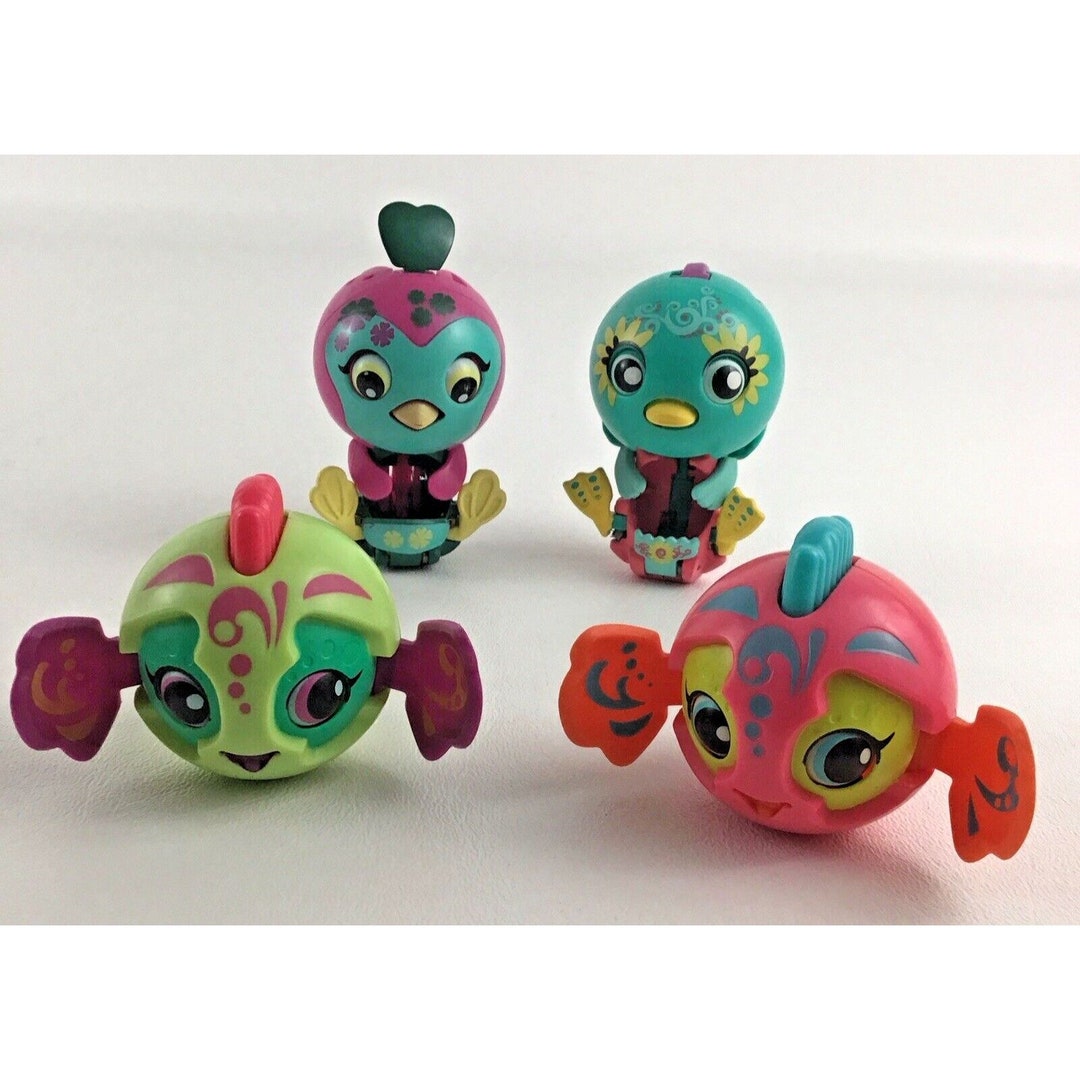 Zoobles Spring to Life Penguin Fish Duck Ball Animal Downey Billford ...