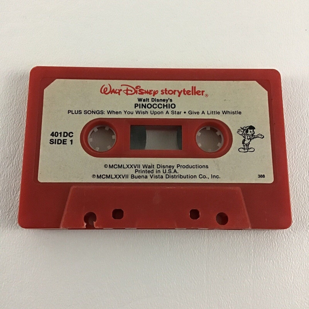 Disney Storyteller Cassette Tape Pinocchio the Three Little Pigs ...
